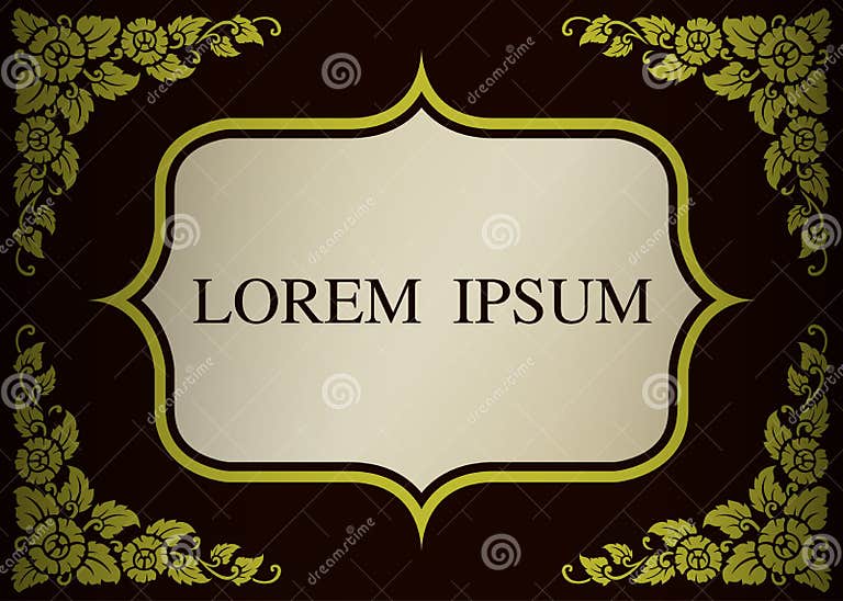 Vector classic banner stock vector. Illustration of label - 64204973