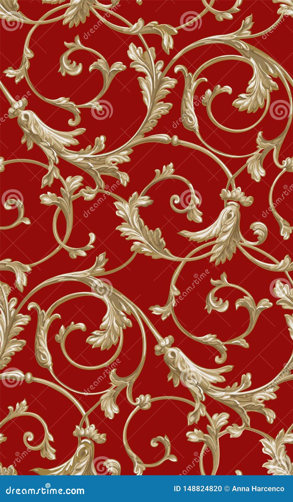 Vector Classic Seamless Pattern Background. Classical Luxury Old ...