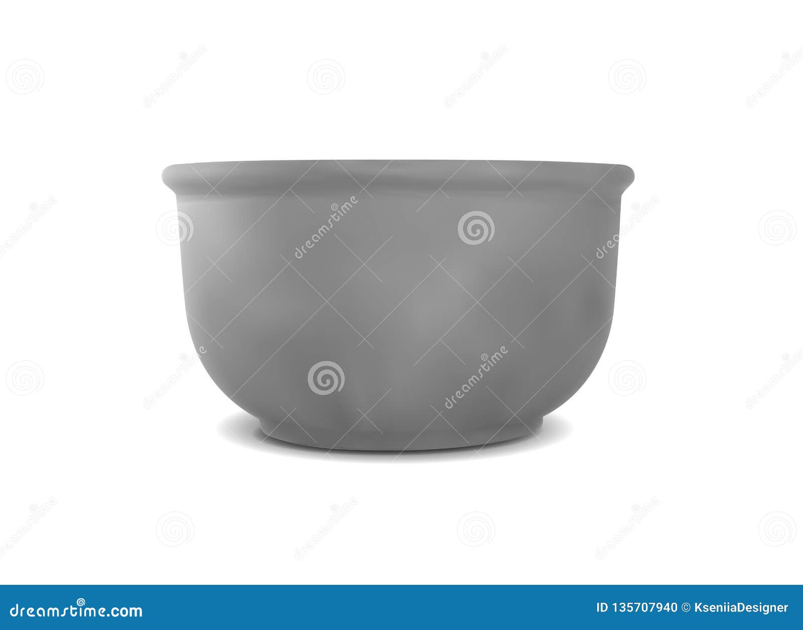 Vector clay plate stock vector. Illustration of container - 135707940