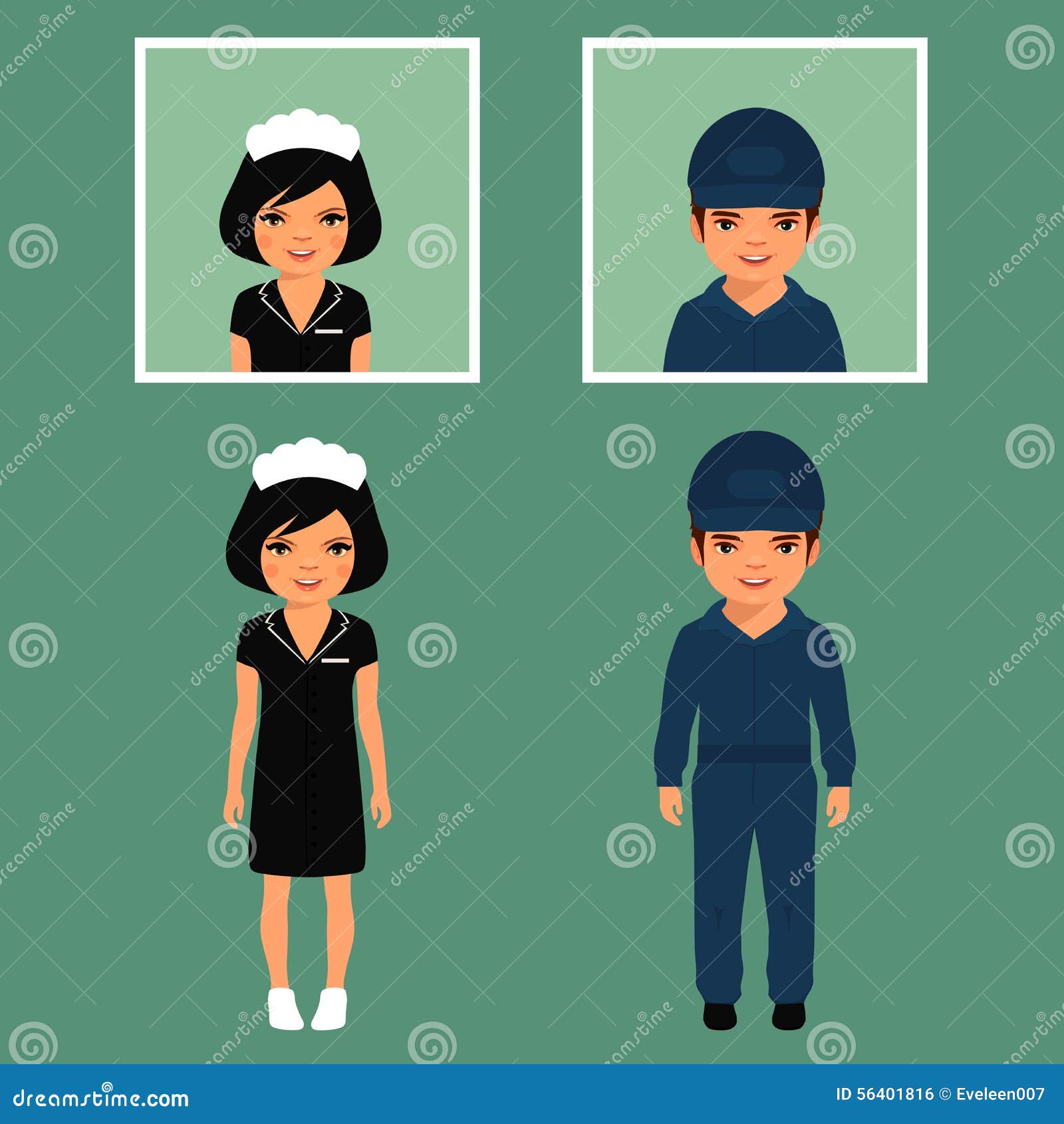 Vector cleaning service, stock vector. Illustration of icon - 56401816