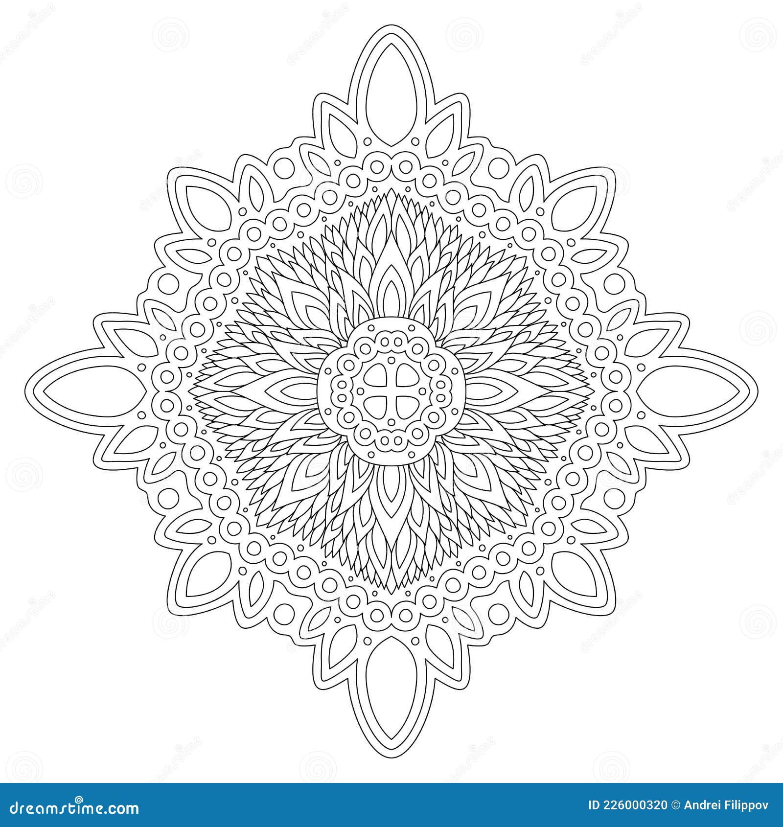 Vector Clip Art with Abstract Linear Pattern Stock Vector ...