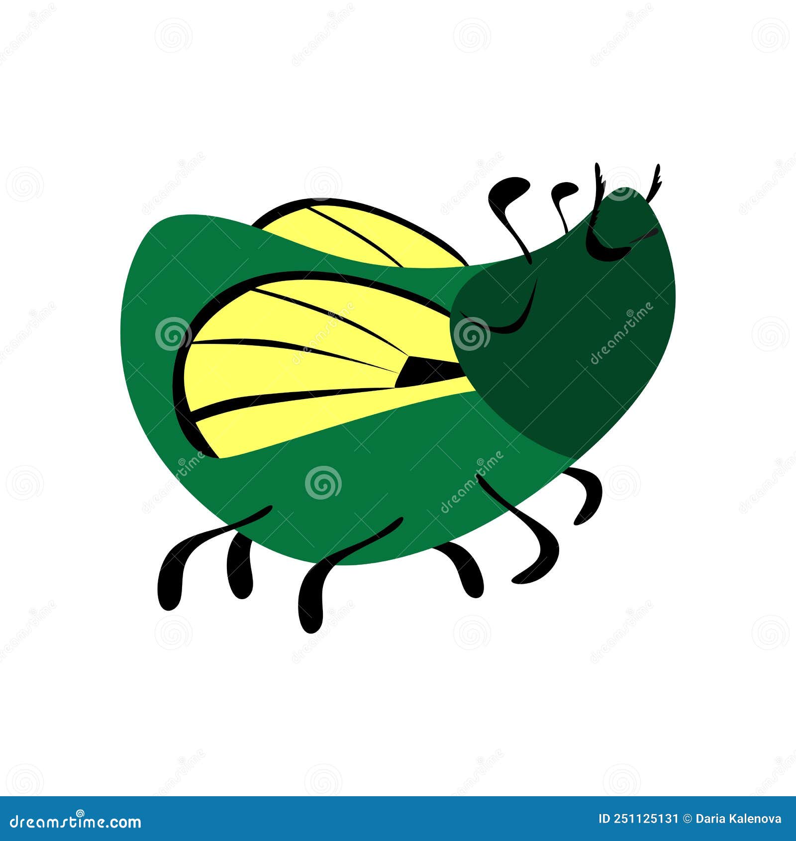 Vector Clipart of Animals and Insects Isolated on White Background ...