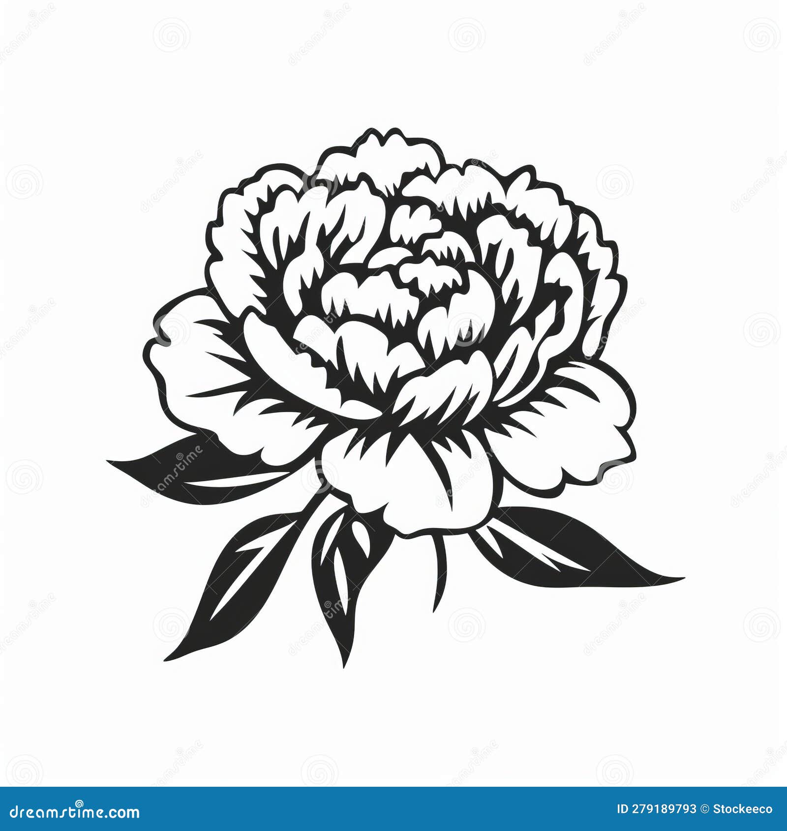 A Minimalistic Peony Flowers Background In Cloudy Sky Blue And Pale ...