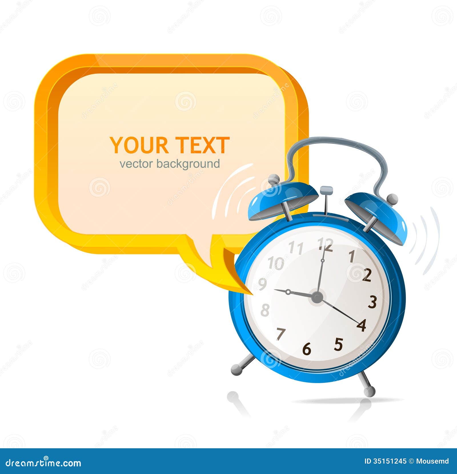 Vector clock banner stock vector. Illustration of promotion - 35151245
