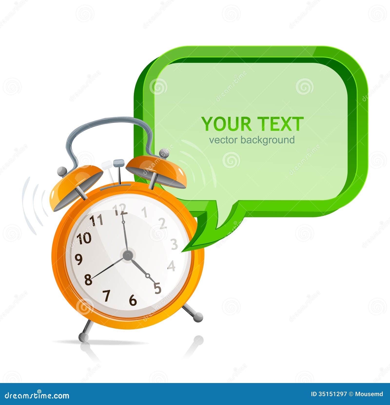 Vector clock banner stock vector. Illustration of beat - 35151297