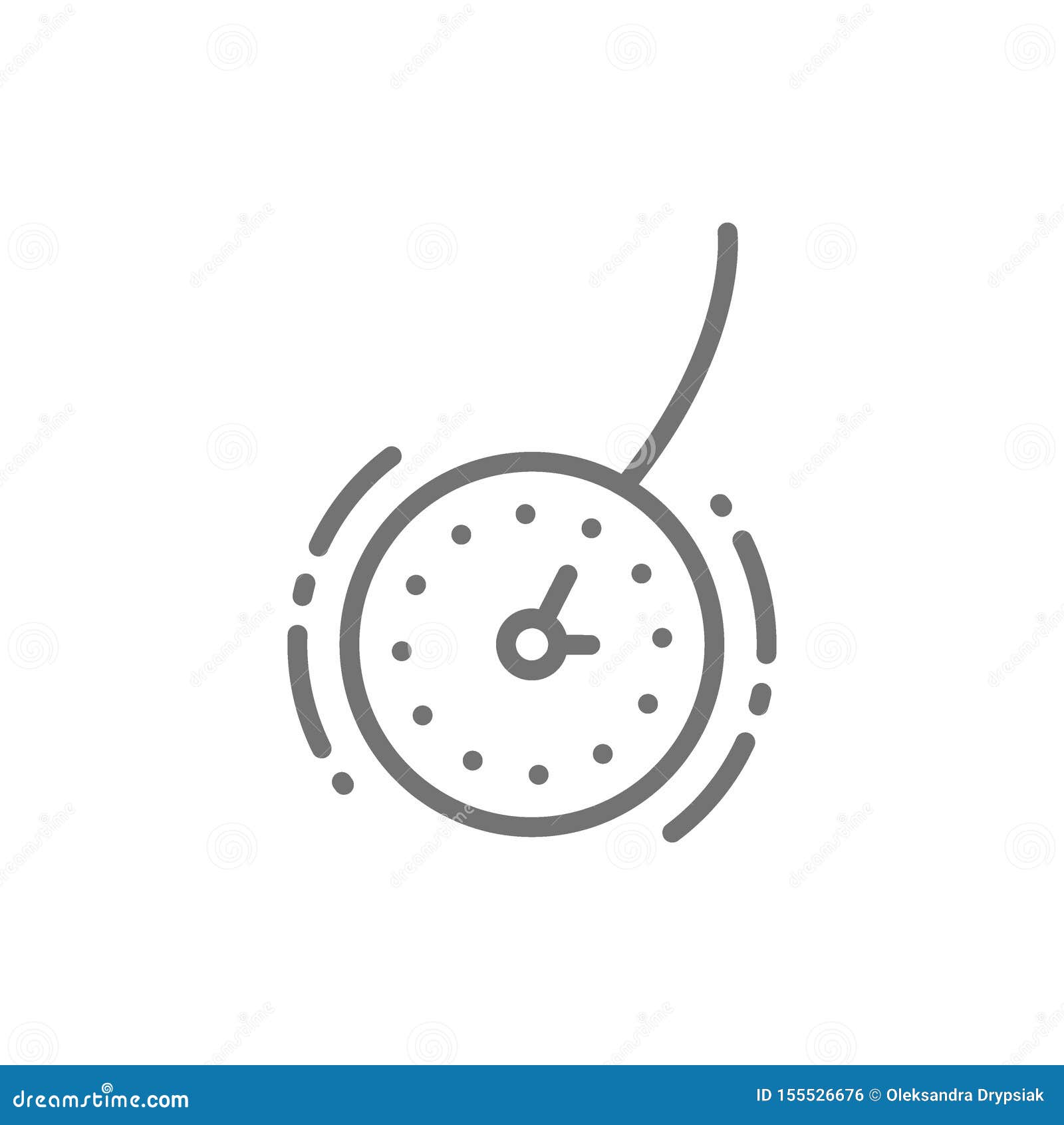 Hypnotist With A Clock In A Shirt And Tie Vector | CartoonDealer.com ...