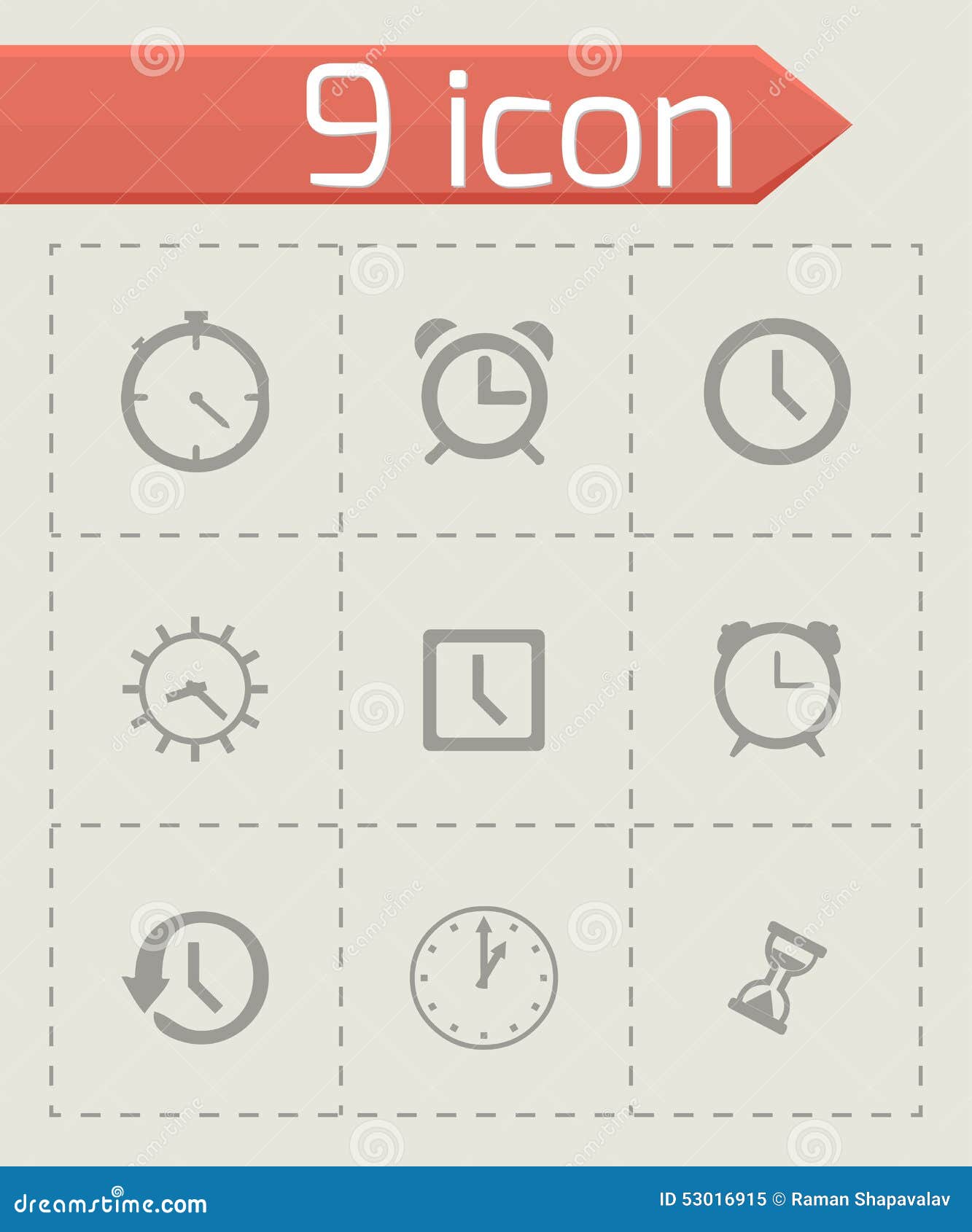 Clock Icon Illustration Vector In Green Simple Flat And 3d Icon Time ...