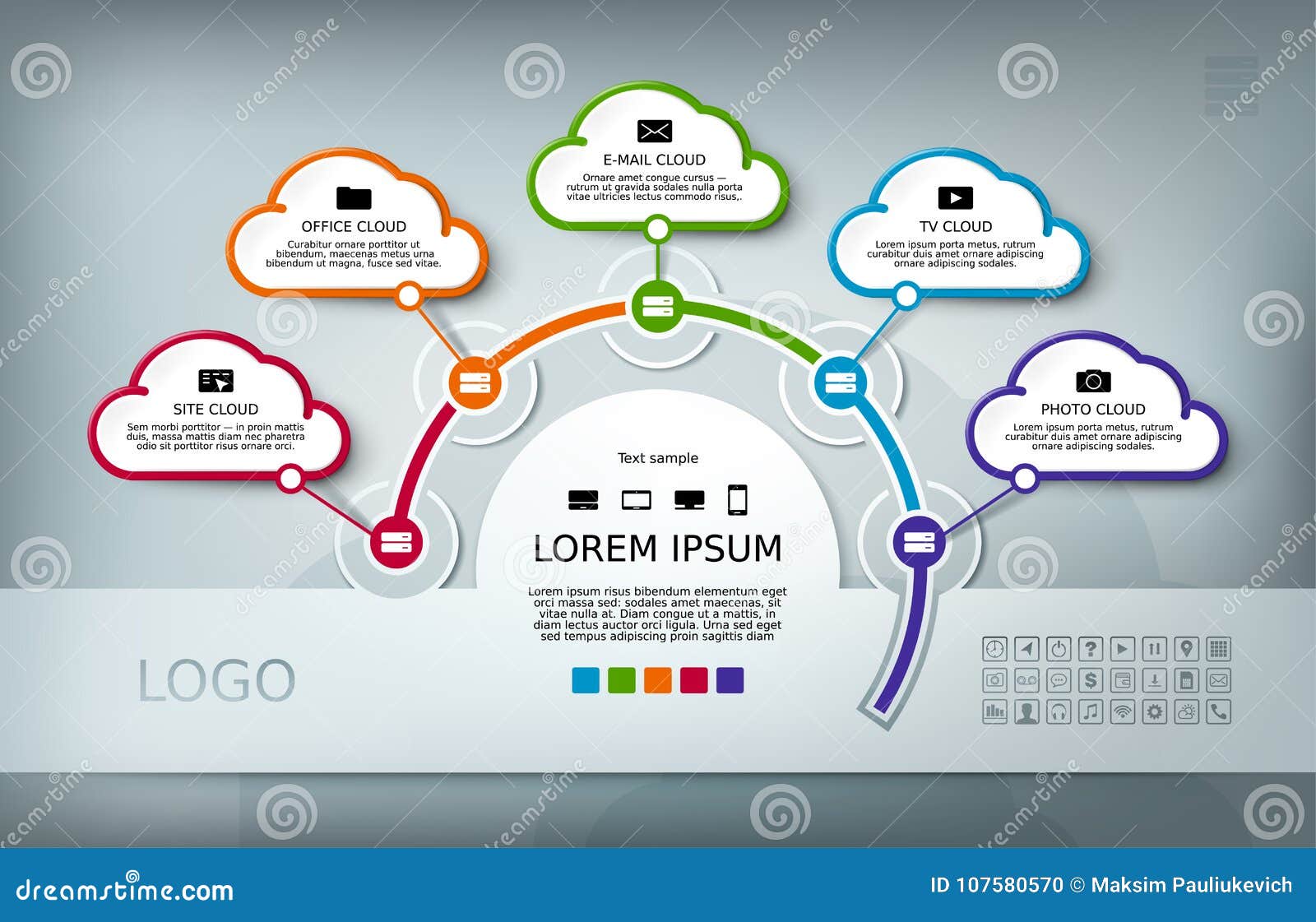 Vector Cloud Computing Services Corporate Identity Stock Vector ... Vector Cloud Computing Services Corporate Identity Stock Vector ...