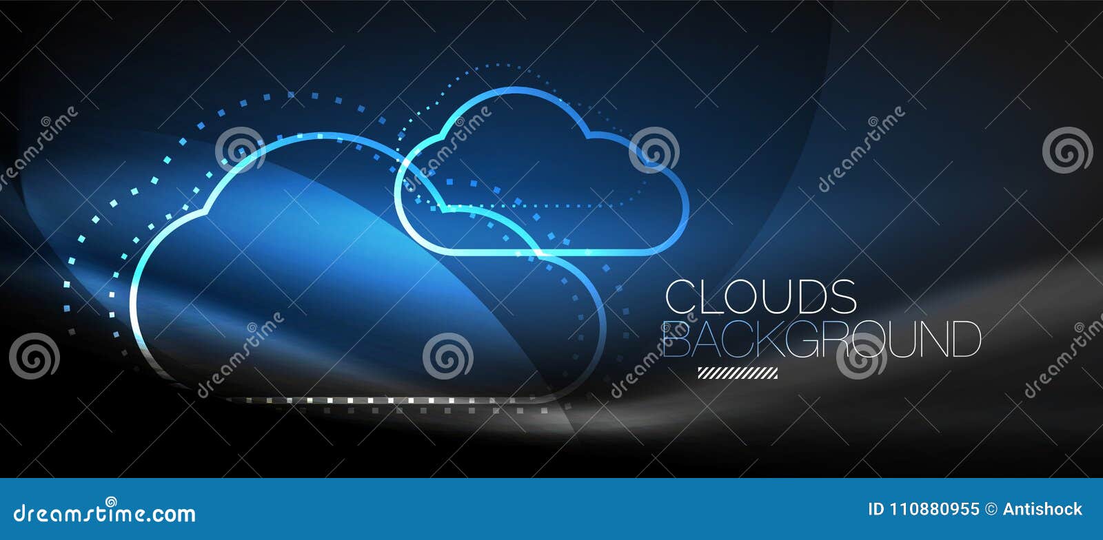 Vector Cloud Computing, Storage Concept Stock Vector - Illustration of icon, background: 110880955