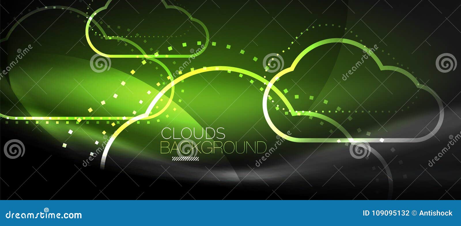 Vector Cloud Computing, Storage Concept Stock Vector - Illustration of button, light: 109095132