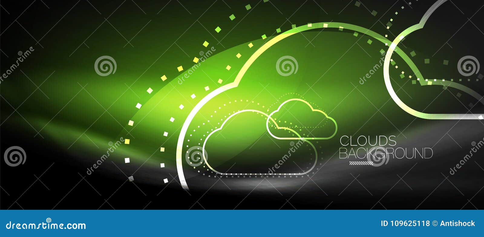 Vector Cloud Computing, Storage Concept Stock Vector - Illustration of business, database: 109625118