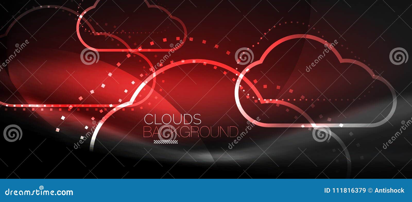 Vector Cloud Computing, Storage Concept Stock Vector - Illustration of encryption, business ...