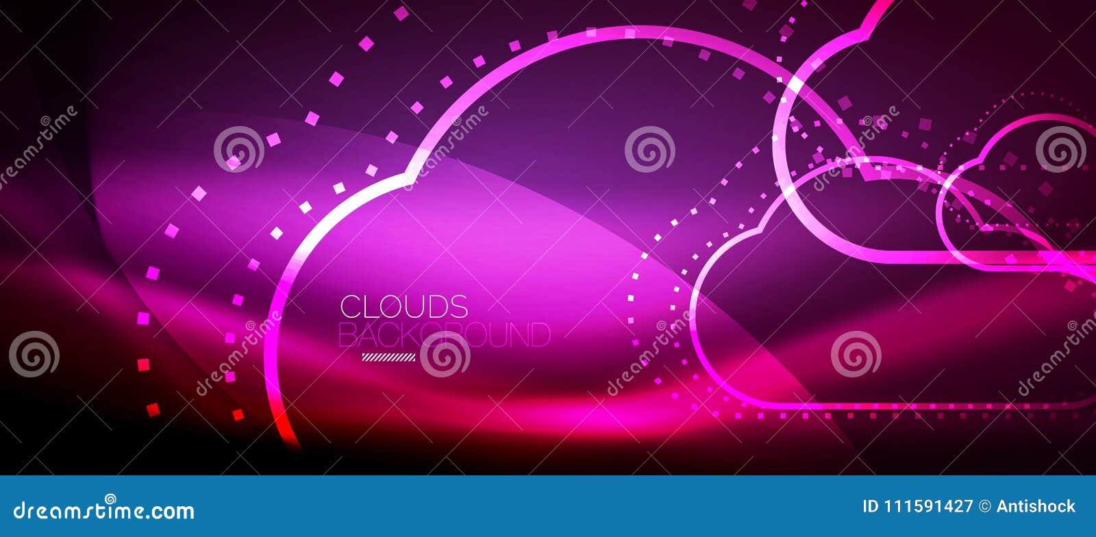 Vector Cloud Computing, Storage Concept Stock Vector - Illustration of creative, computer: 111591427