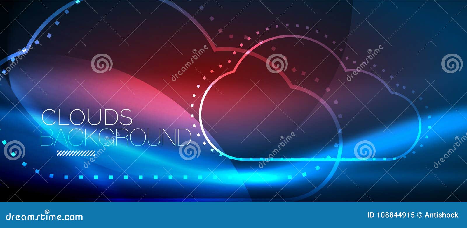 Vector Cloud Computing, Storage Concept Stock Vector - Illustration of information, abstract ...