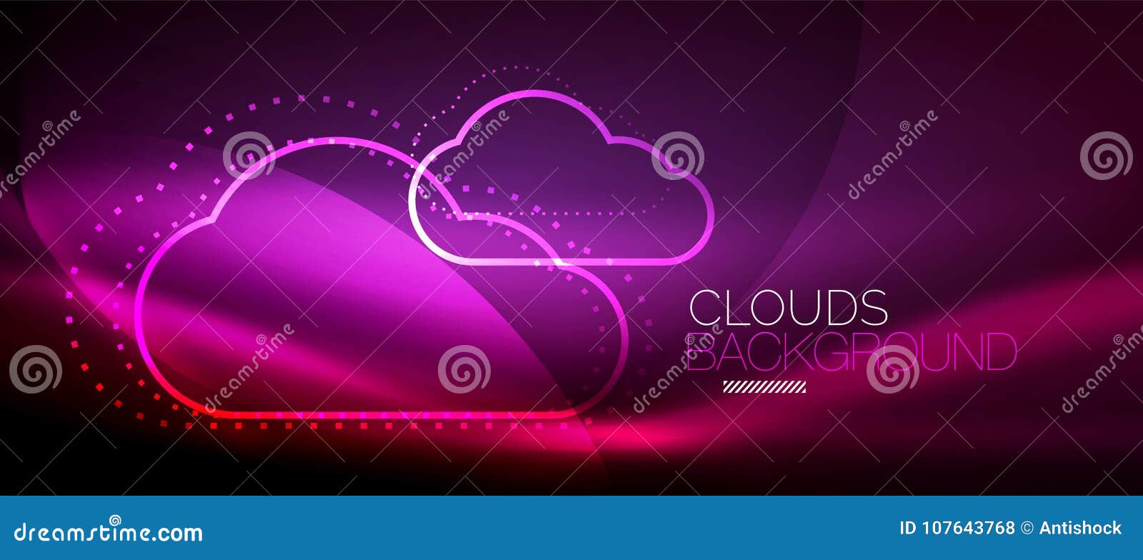 Vector Cloud Computing, Storage Concept Stock Vector - Illustration of design, electricity ...