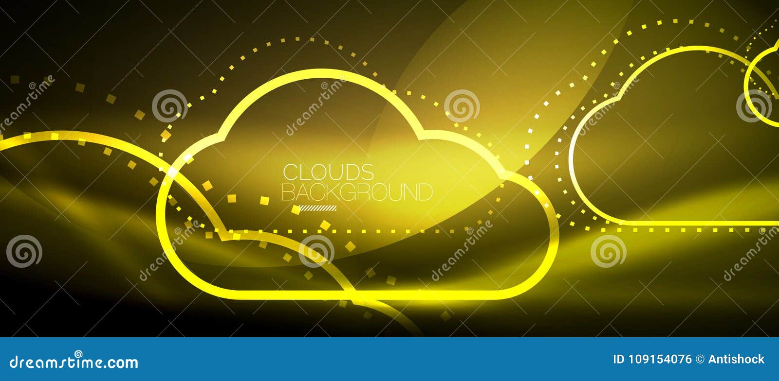 Vector Cloud Computing, Storage Concept Stock Vector - Illustration of digital, computer: 109154076