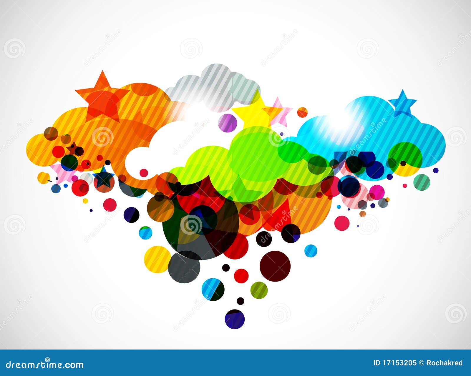Vector cloud design stock vector. Illustration of concept - 17153205