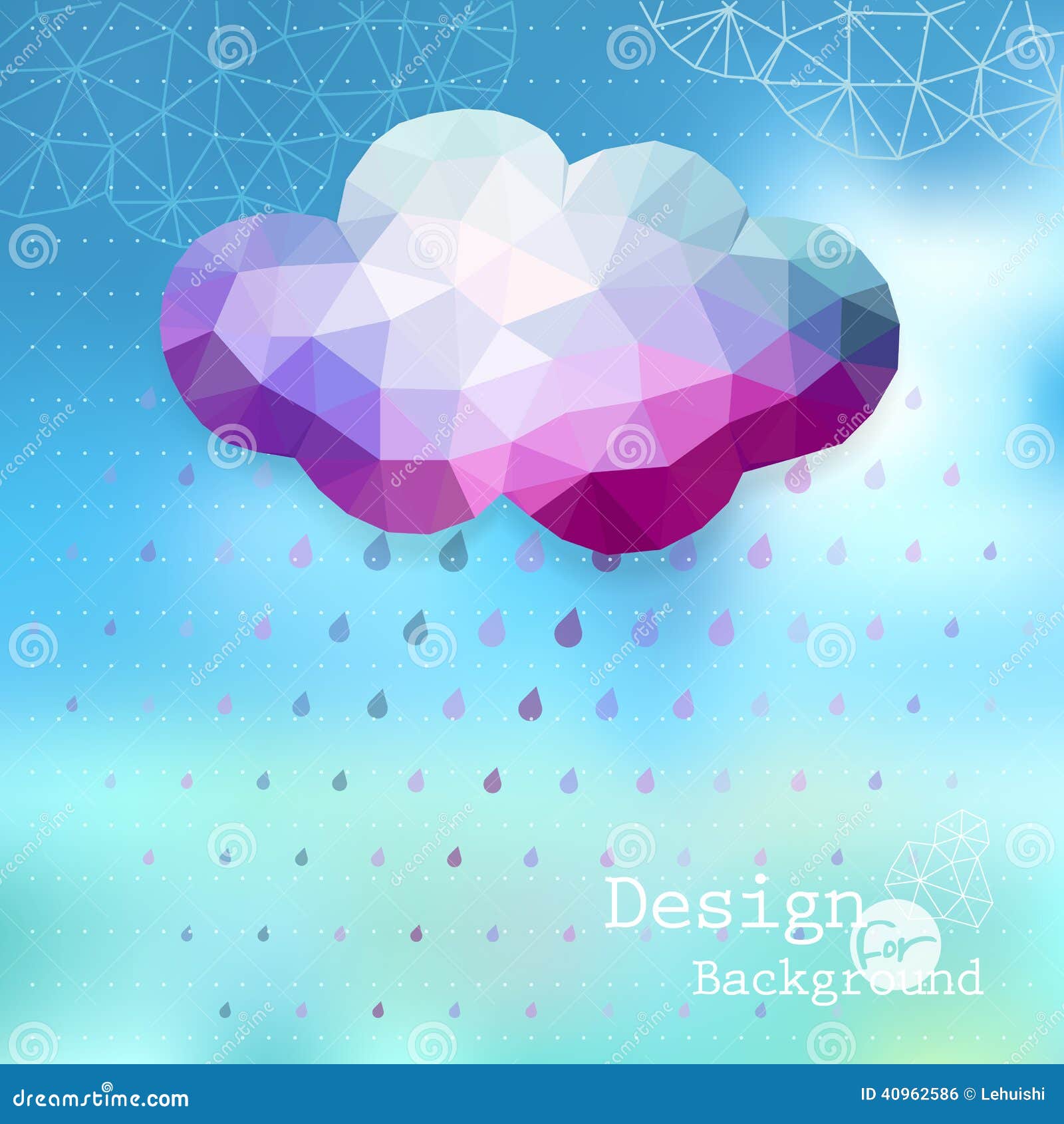 Raining Background Illustation For Designer, Generative AI Royalty-Free ...