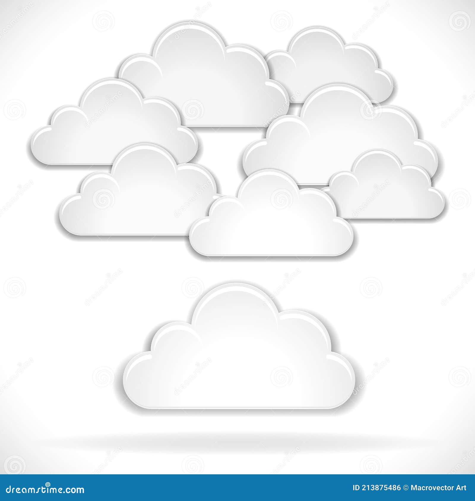 Vector Clouds Design Vector Illustration Stock Vector - Illustration of ...