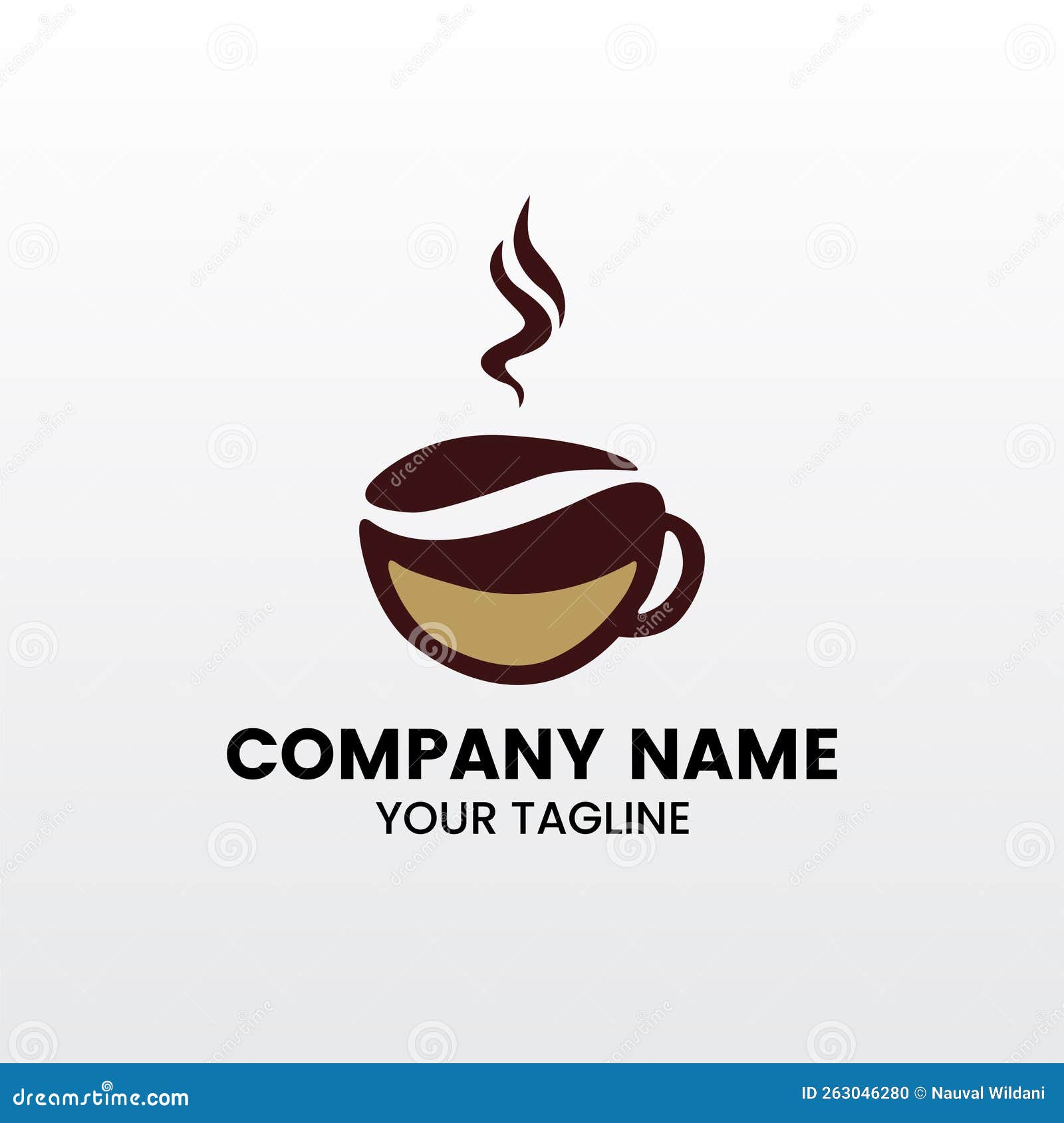 Vector Coffee Bean Flat Icon Logo. Flat Logo Design Element Stock ... Vector Coffee Bean Flat Icon Logo. Flat Logo Design Element Stock ...