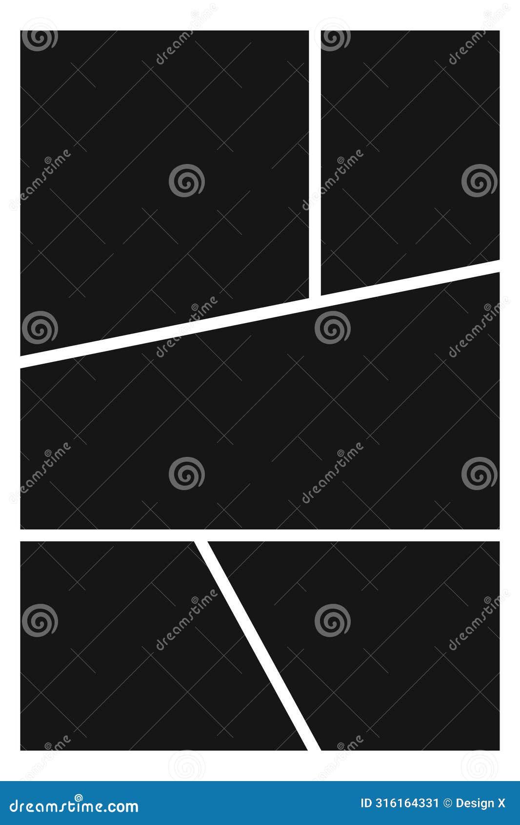 Vector Collage for Photos. Picture Frame Stock Vector - Illustration of ...