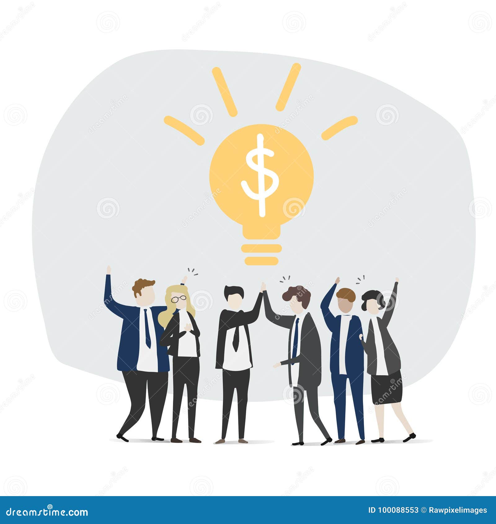 Vector Collection of Business People Stock Vector - Illustration of ...