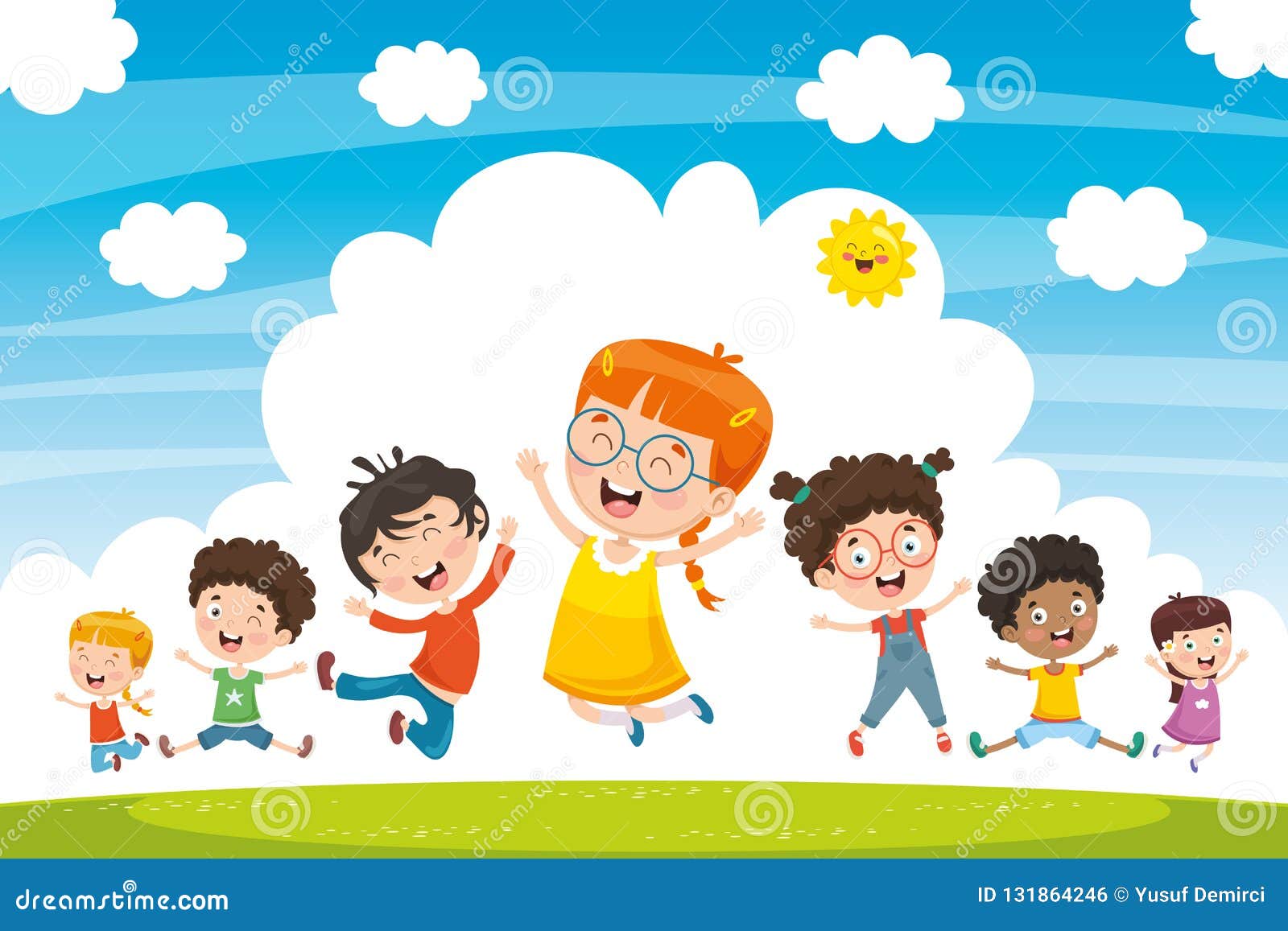 Vector Collection of Cartoon Children Stock Vector - Illustration of ...