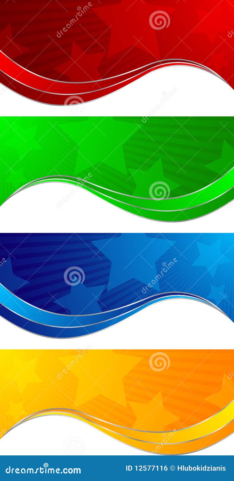 Vector Collection Colorful Banners Stock Vector - Illustration of ...