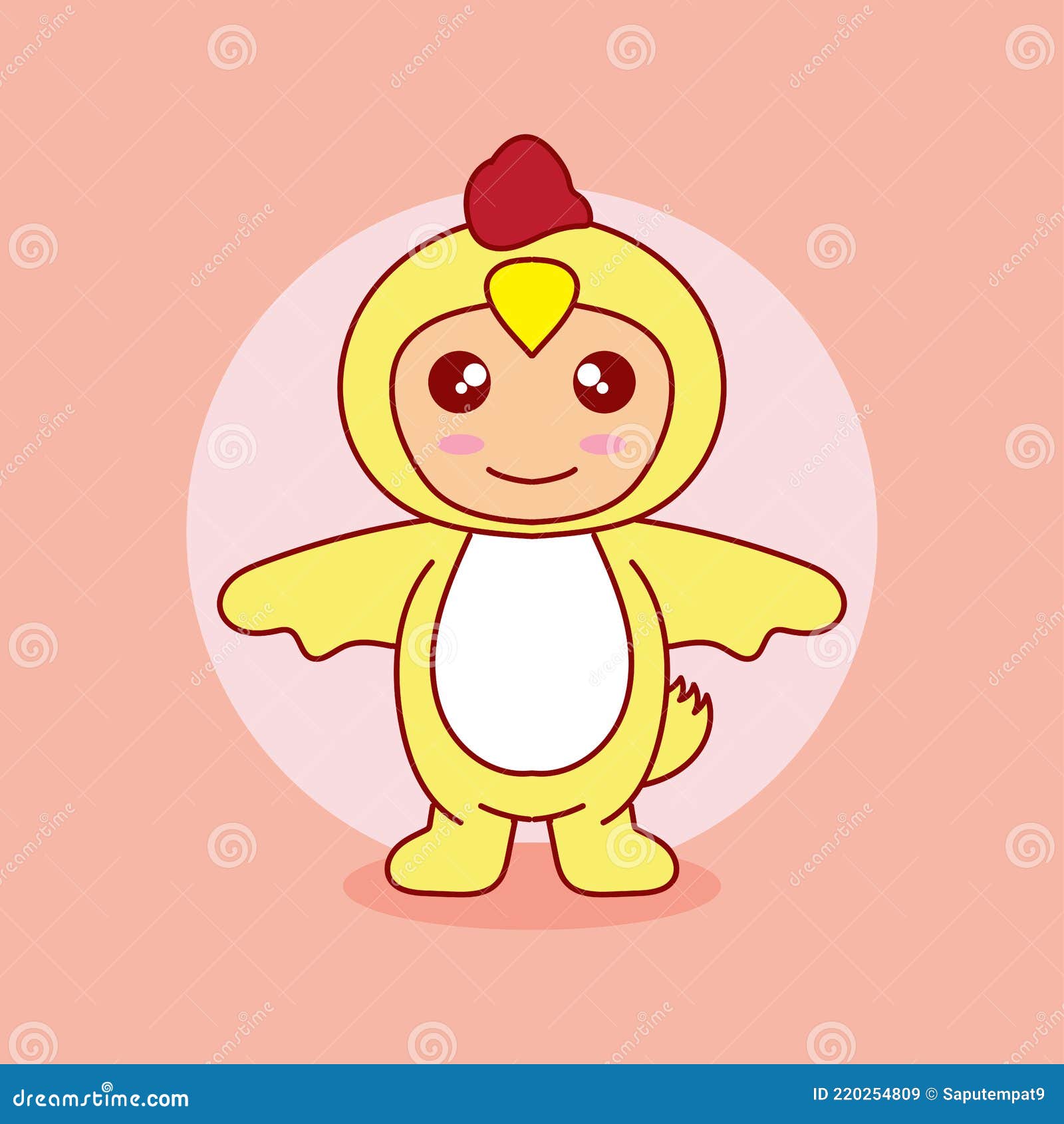 Vector Collection of Cute Kawaii Chicken. Suitable for Mascot or ...