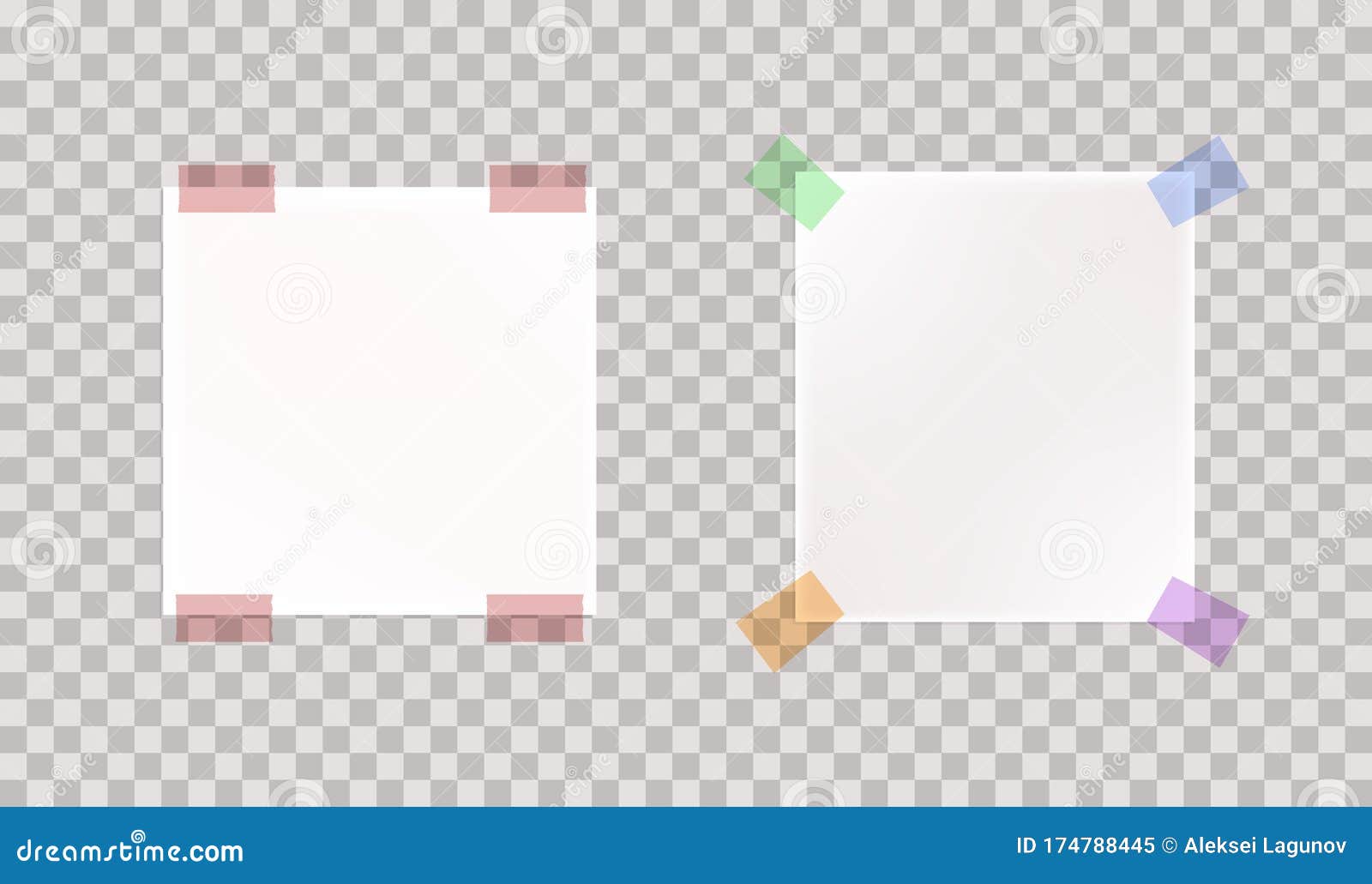 Taped Old Paper Royalty-Free Stock Image | CartoonDealer.com #10335304