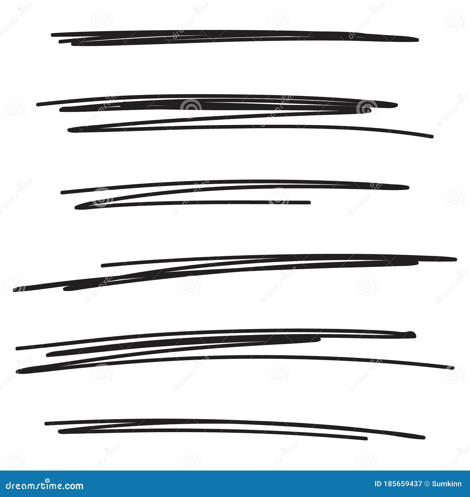 Vector Set Underline. | CartoonDealer.com #162409347