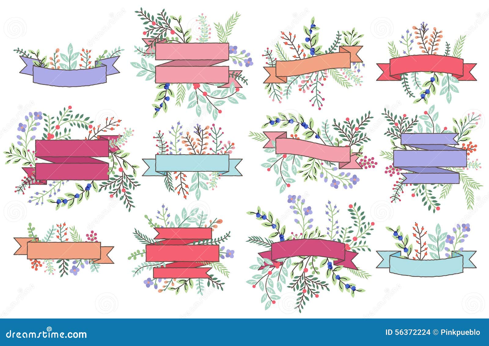 Vector Collection of Vintage Floral Banners Stock Vector - Illustration ... Vector Collection of Vintage Floral Banners Stock Vector - Illustration ...