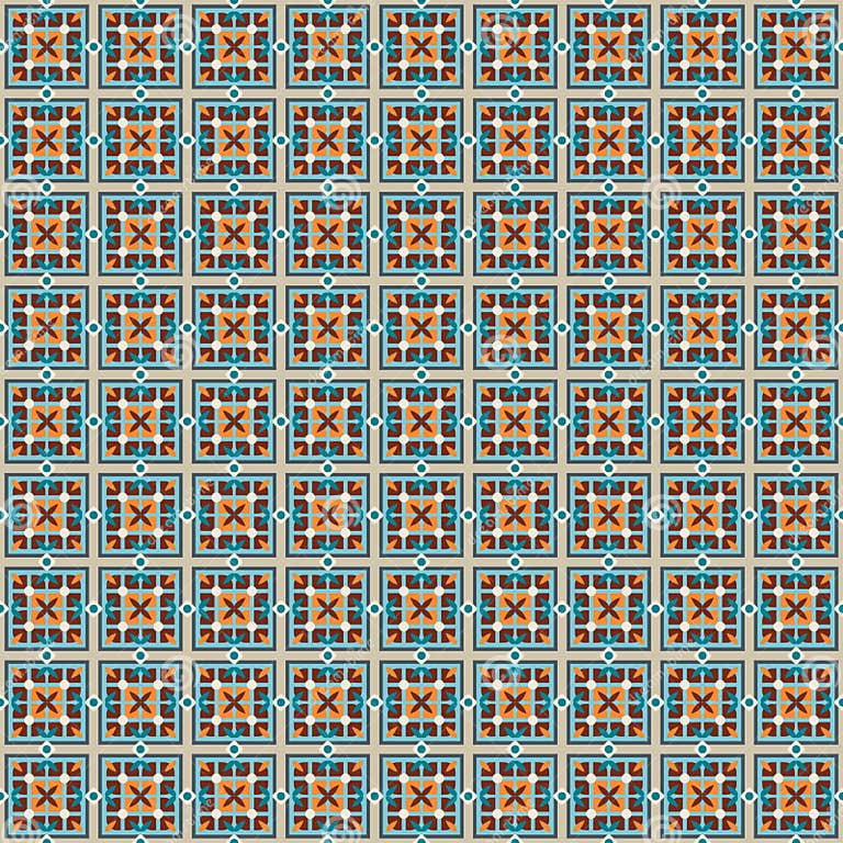 Vector Abstract Patch Pattern Mosaic Background Stock Vector Illustration Of Endless Cutout