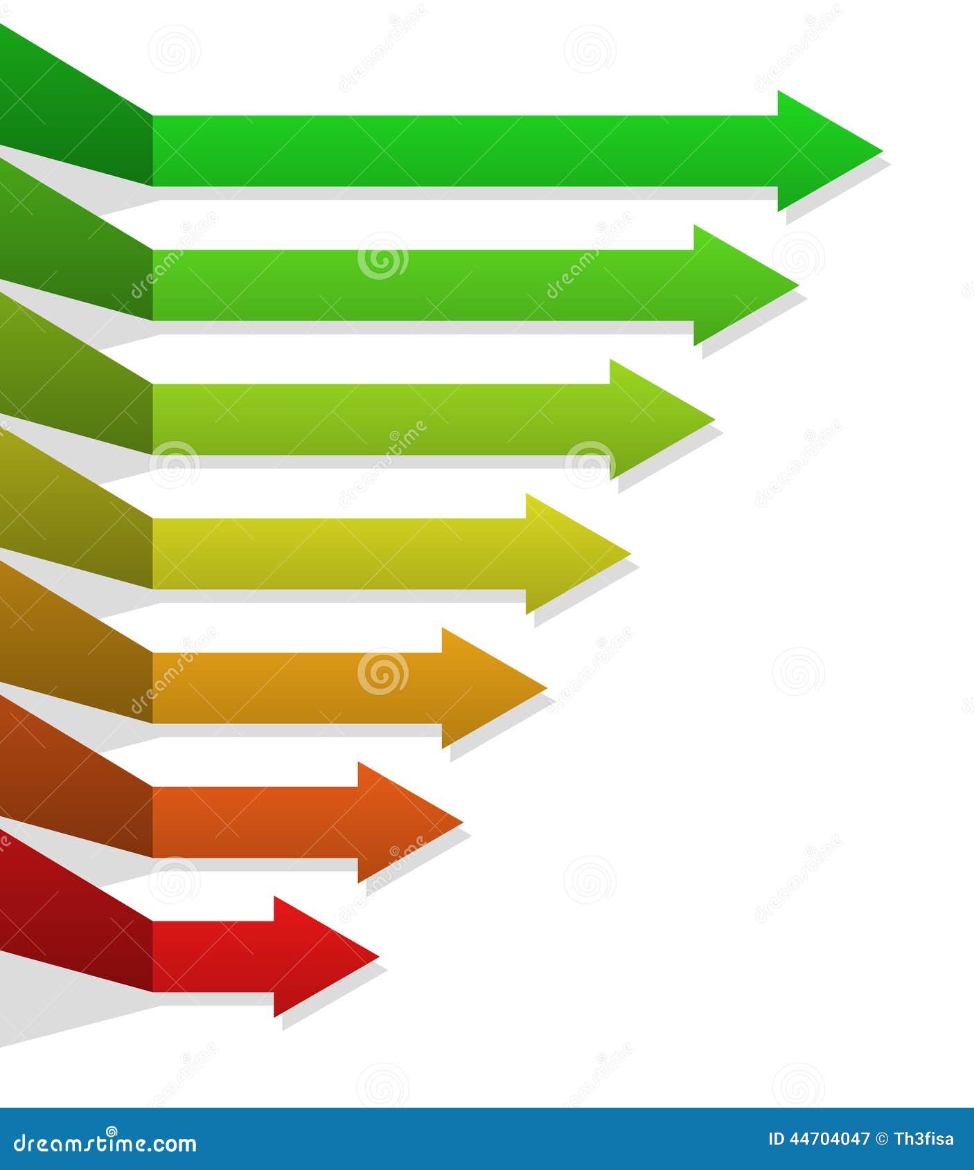 Vector color arrows stock vector. Illustration of investment - 44704047