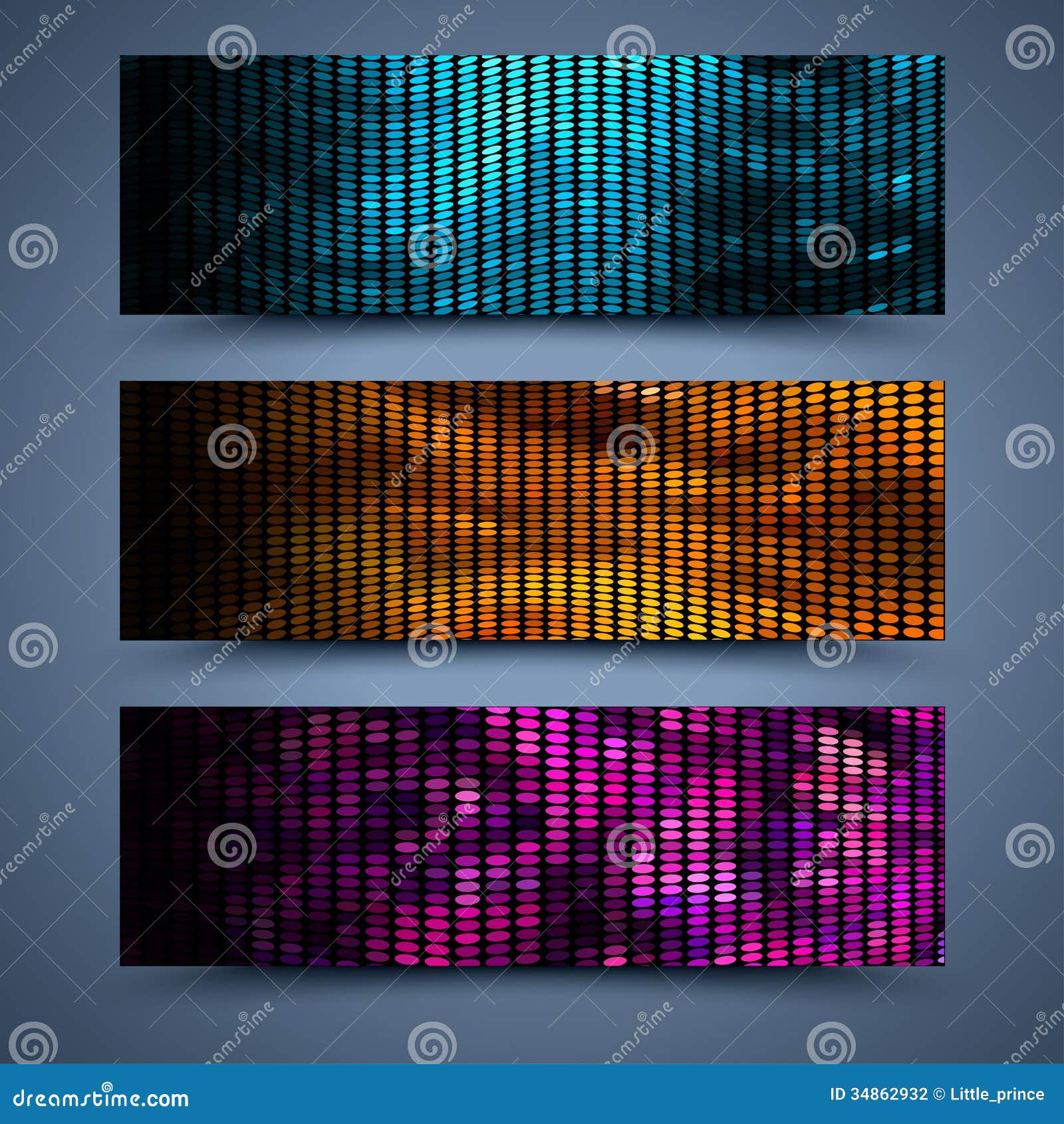 Color Banners Templates. Abstract Backgrounds Stock Vector ...