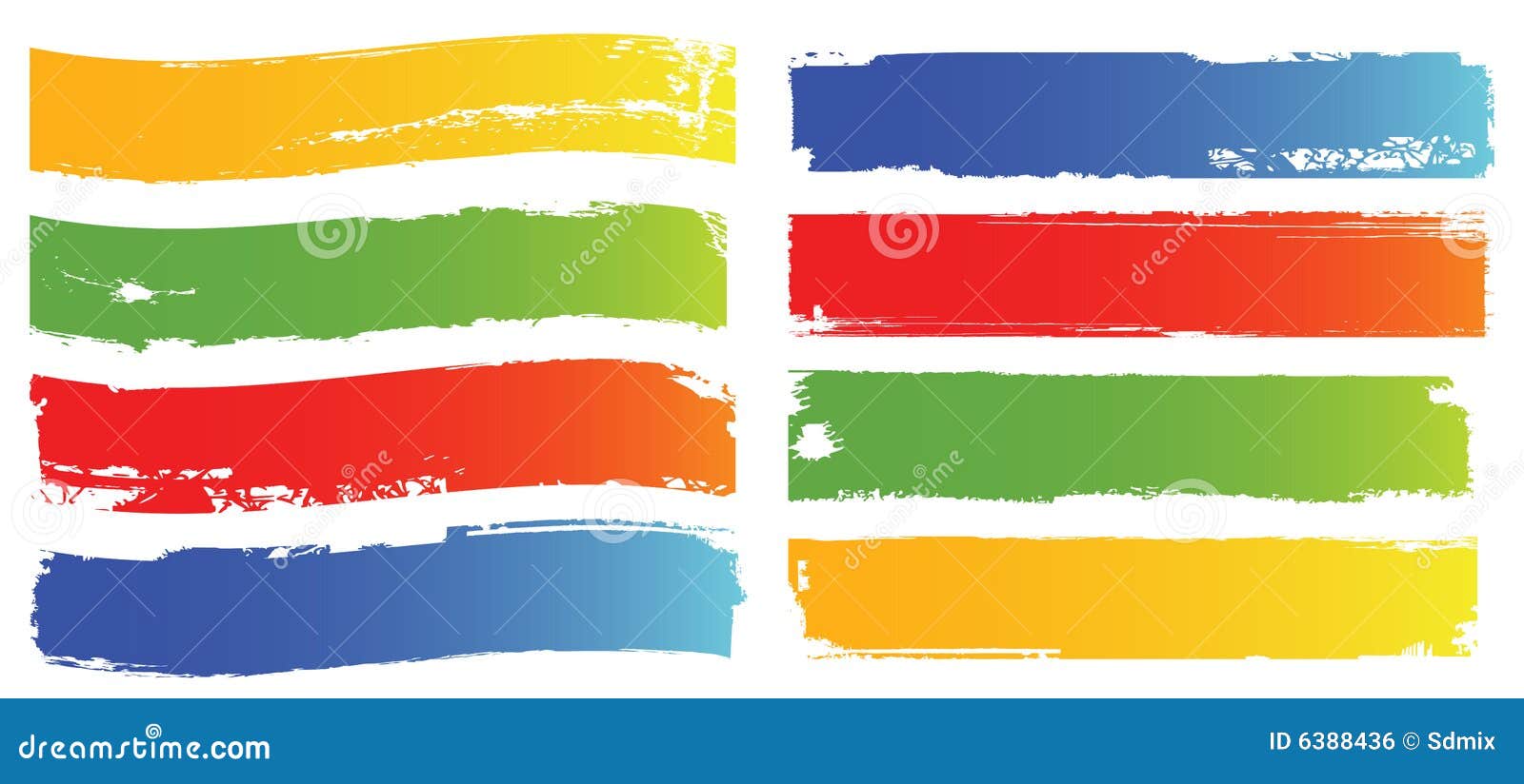 Vector color banners set stock vector. Illustration of green - 6388436