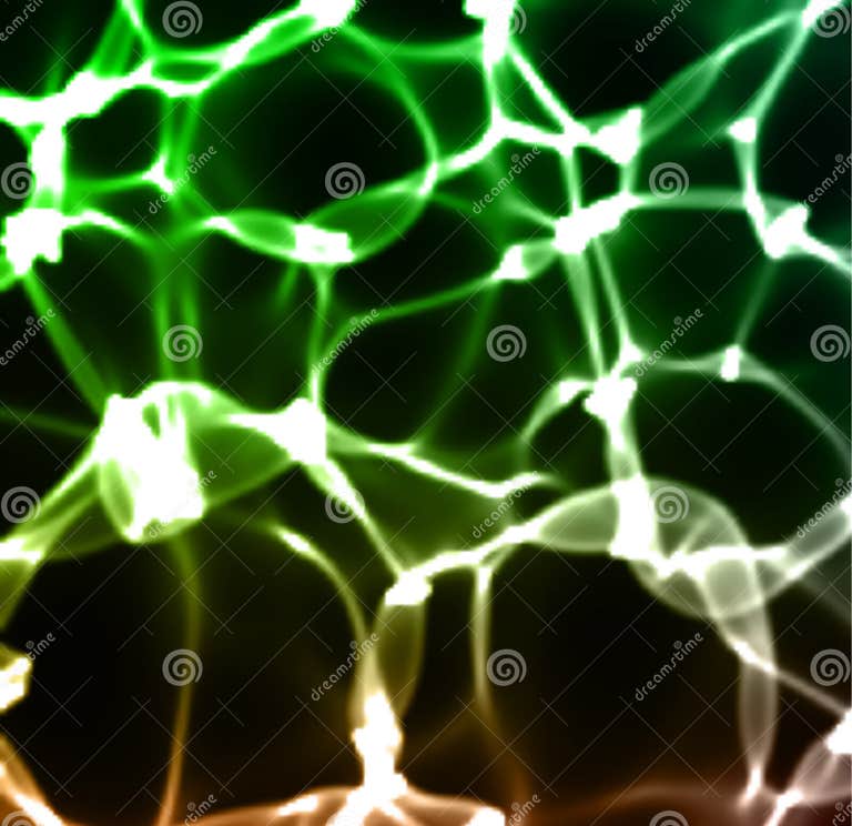 Vector Color Caustic Pattern. Sea Waves Foam. Stock Image - Image of ...