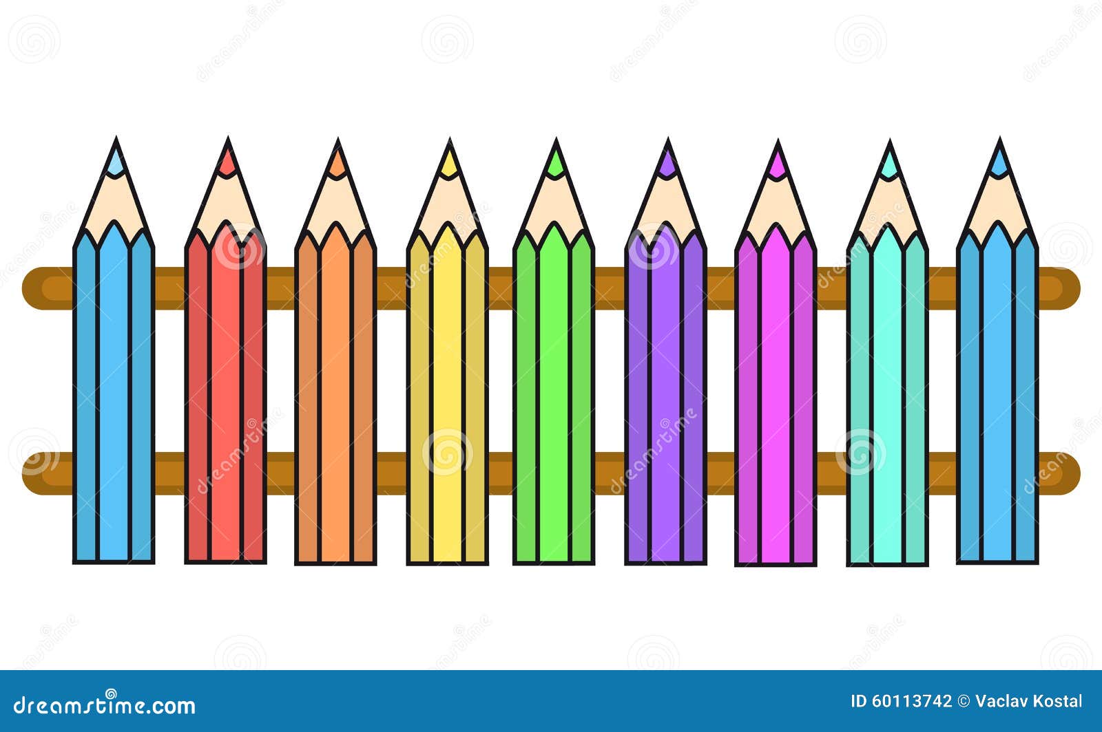 Vector Color Crayons Background Stock Illustrations – 5,303 Vector ...