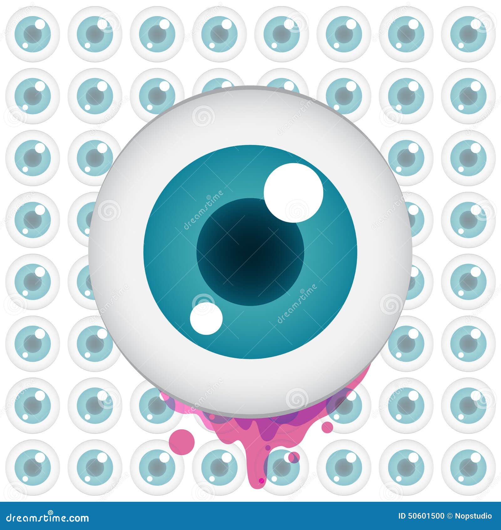 Vector color eye design stock vector. Illustration of pattern - 50601500