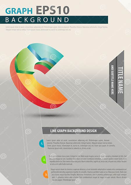 Vector Color Graph Background Stock Vector - Illustration of chart ...