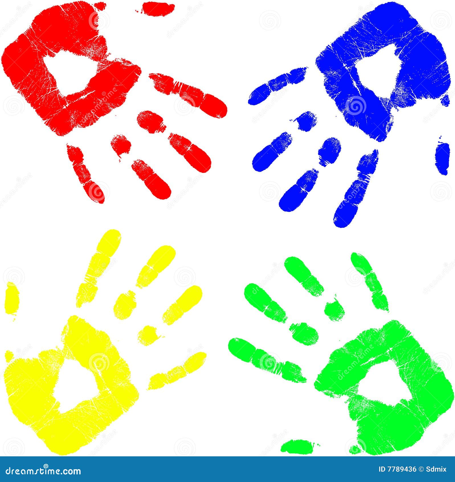 Vector color hand stock vector. Illustration of element - 7789436