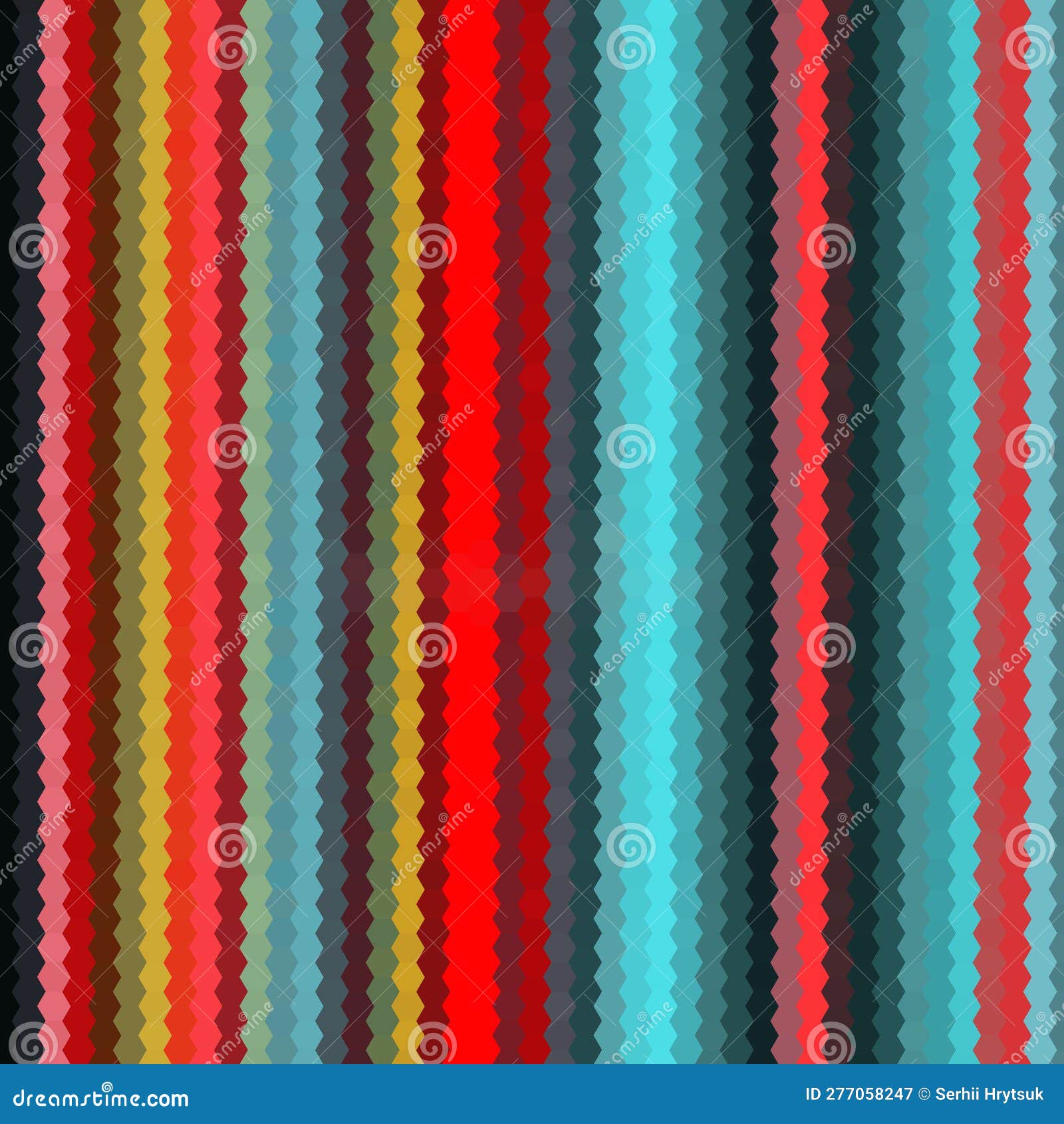 Vector Color Hexagon Pattern. Geometric Abstract Background with Simple ...