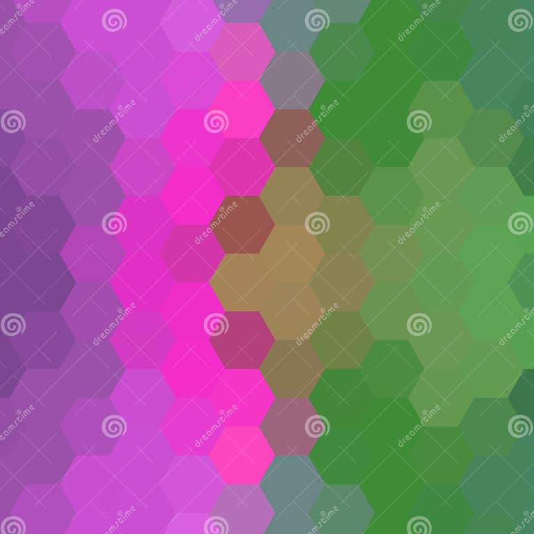 Vector Color Hexagon Pattern. Geometric Abstract Background with Simple ...