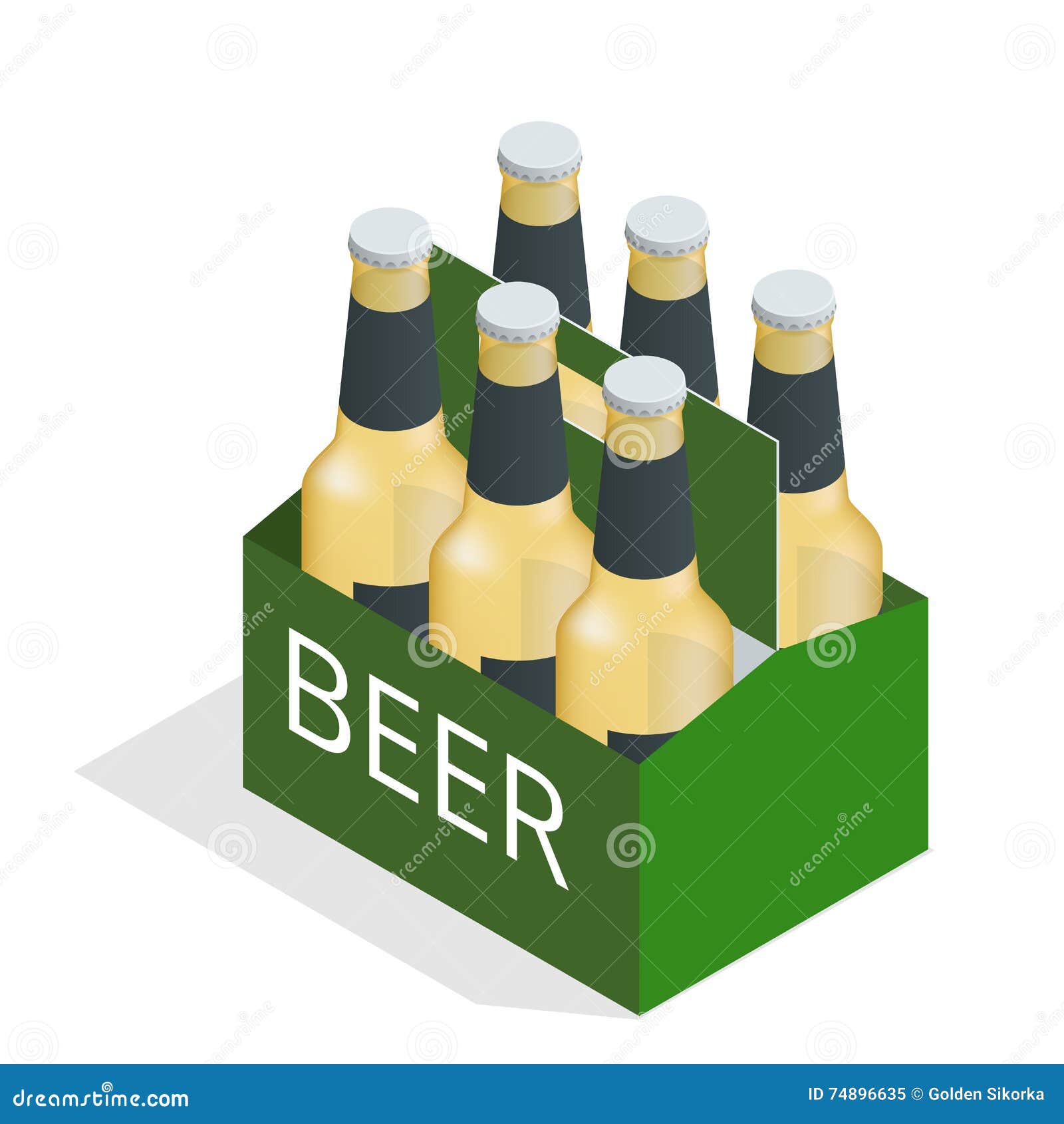 Case Of Beer Line Icon, Outline Vector Sign, Linear Style Pictogram ...