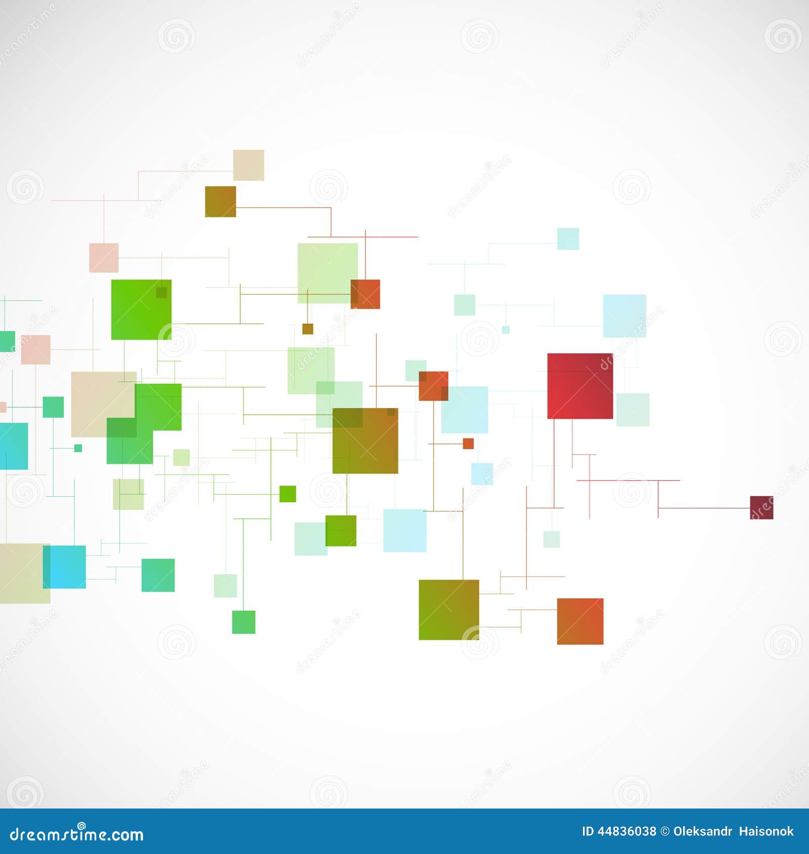 Vector Color Network Connection and DNA Atom Stock Vector ...