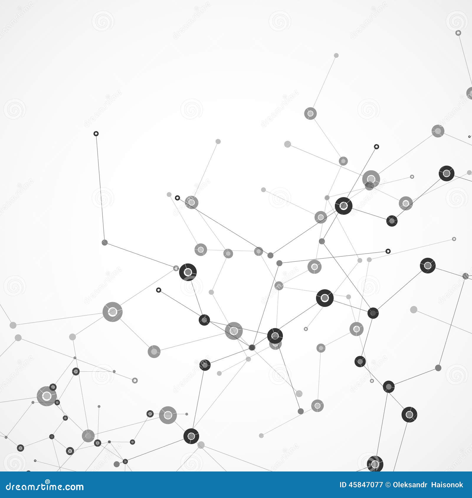 Vector Color Network Connection and DNA Atom Stock Vector ...
