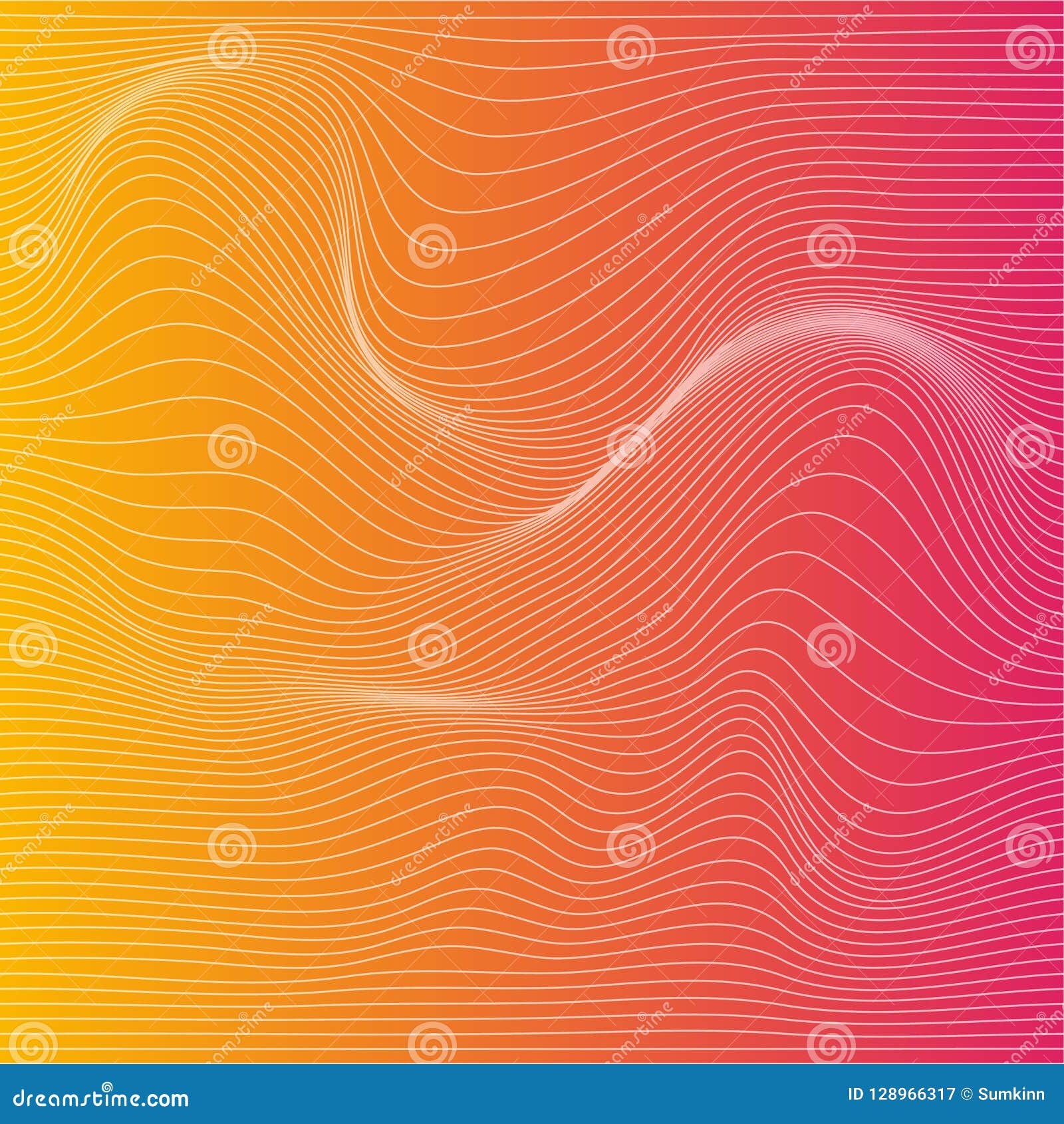 Vector Color Stripe Deformation Background. Stock Vector - Illustration ...
