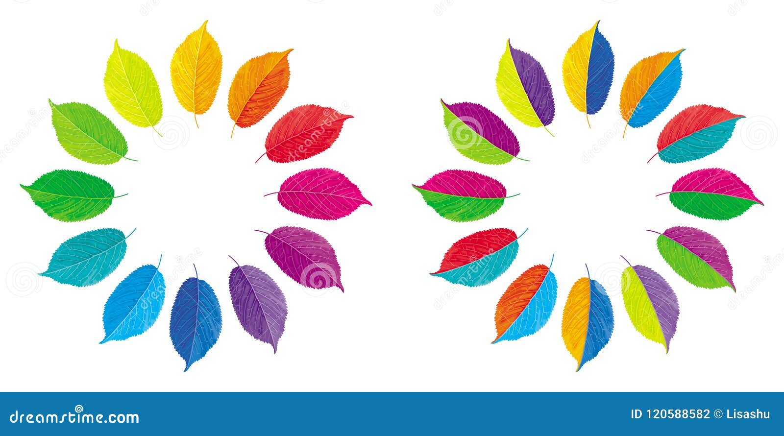 Vector color wheels stock vector. Illustration of contrast - 120588582