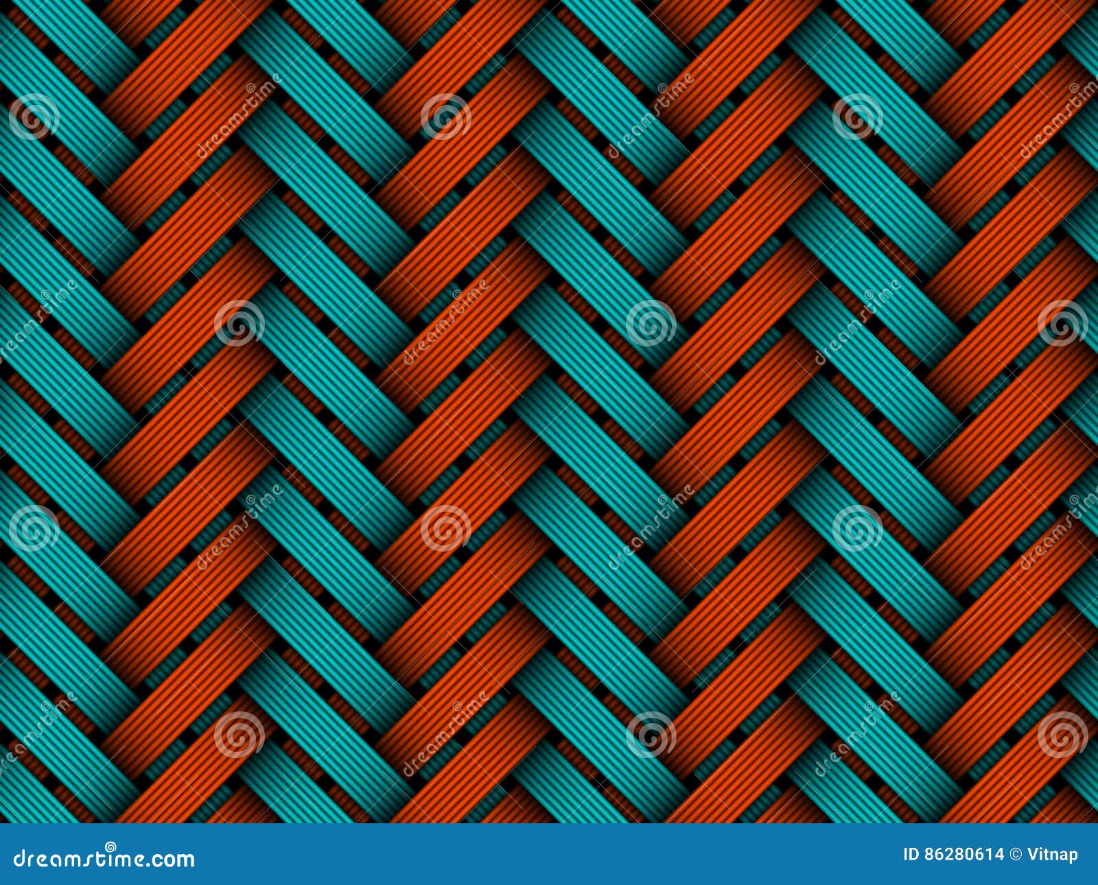 Vector Colored Braided Fiber Seamless Pattern Stock Vector ...