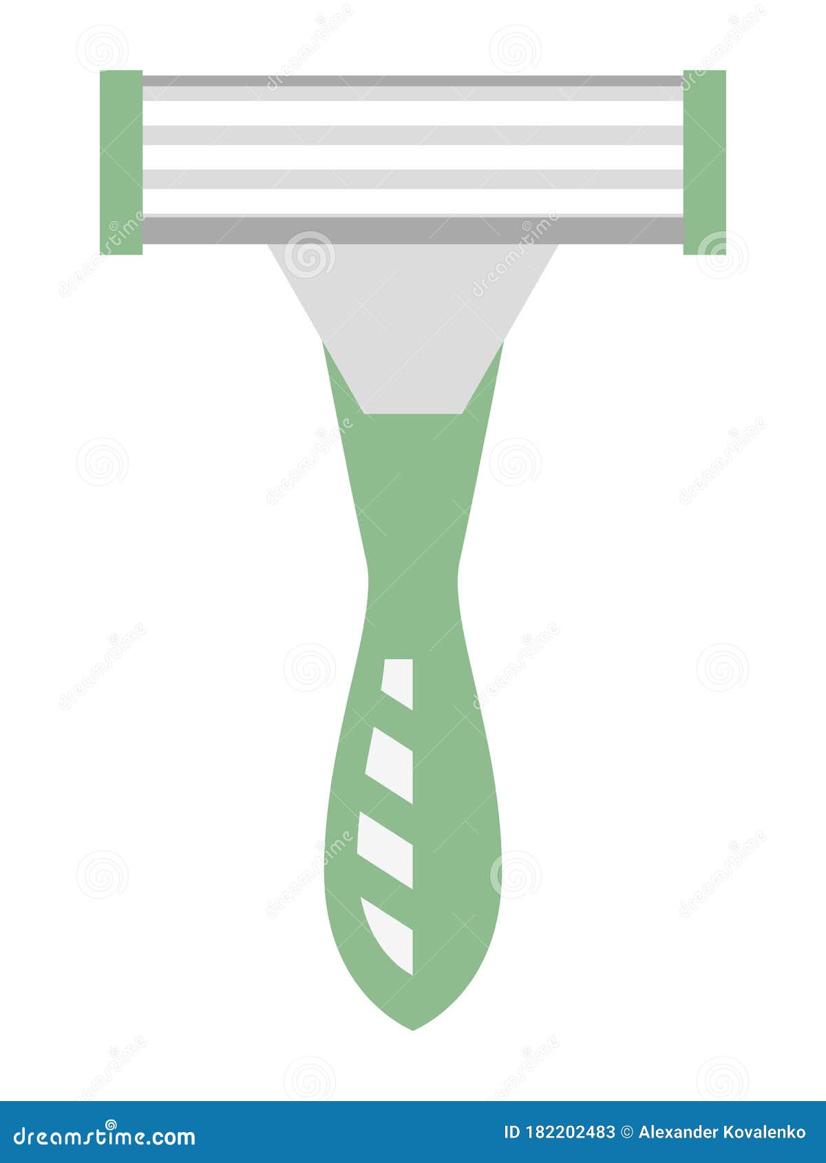 Razor, Object for Everyday Usage Stock Illustration - Illustration of ...